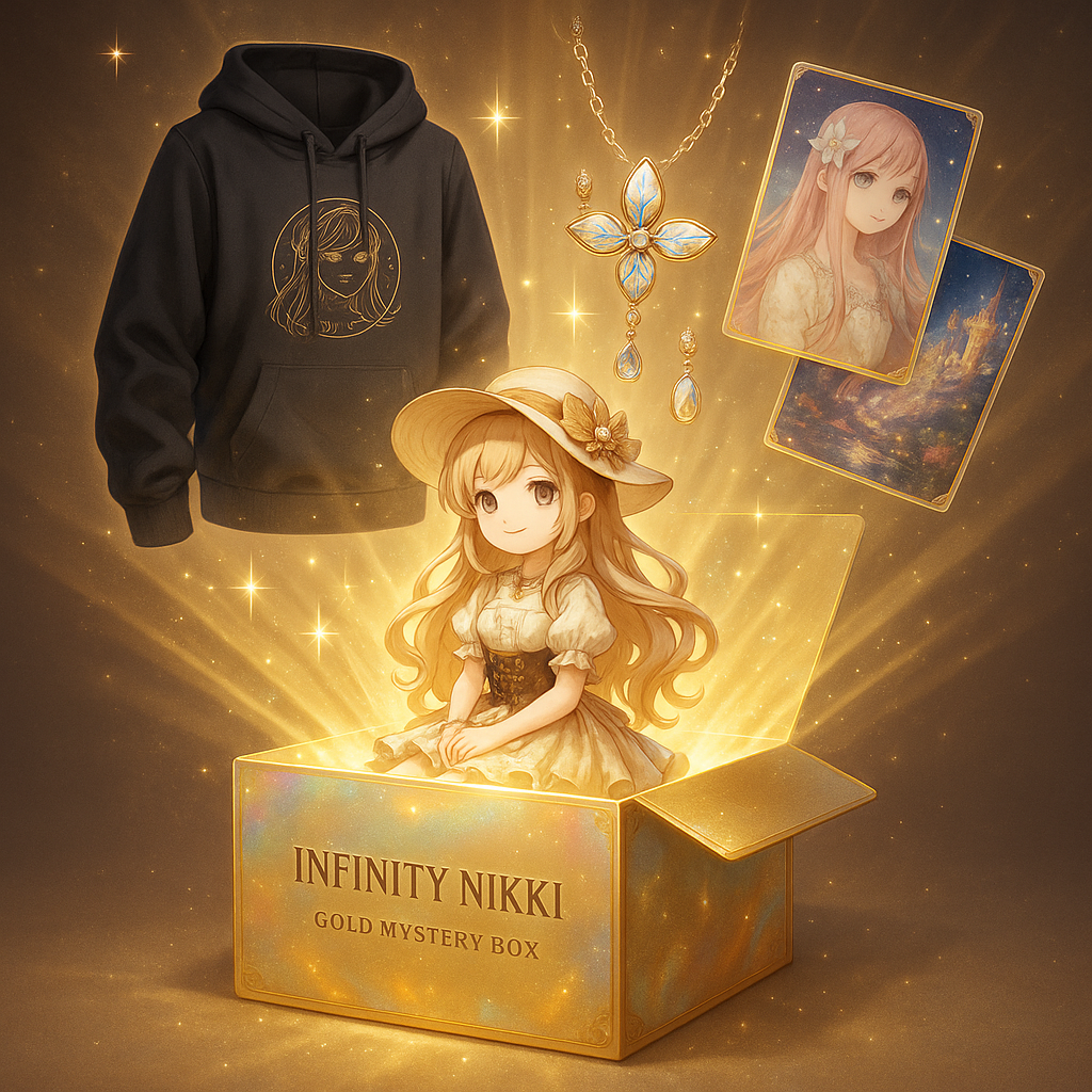 Infinity Nikki Golden Mystery Box – Nikki Merch